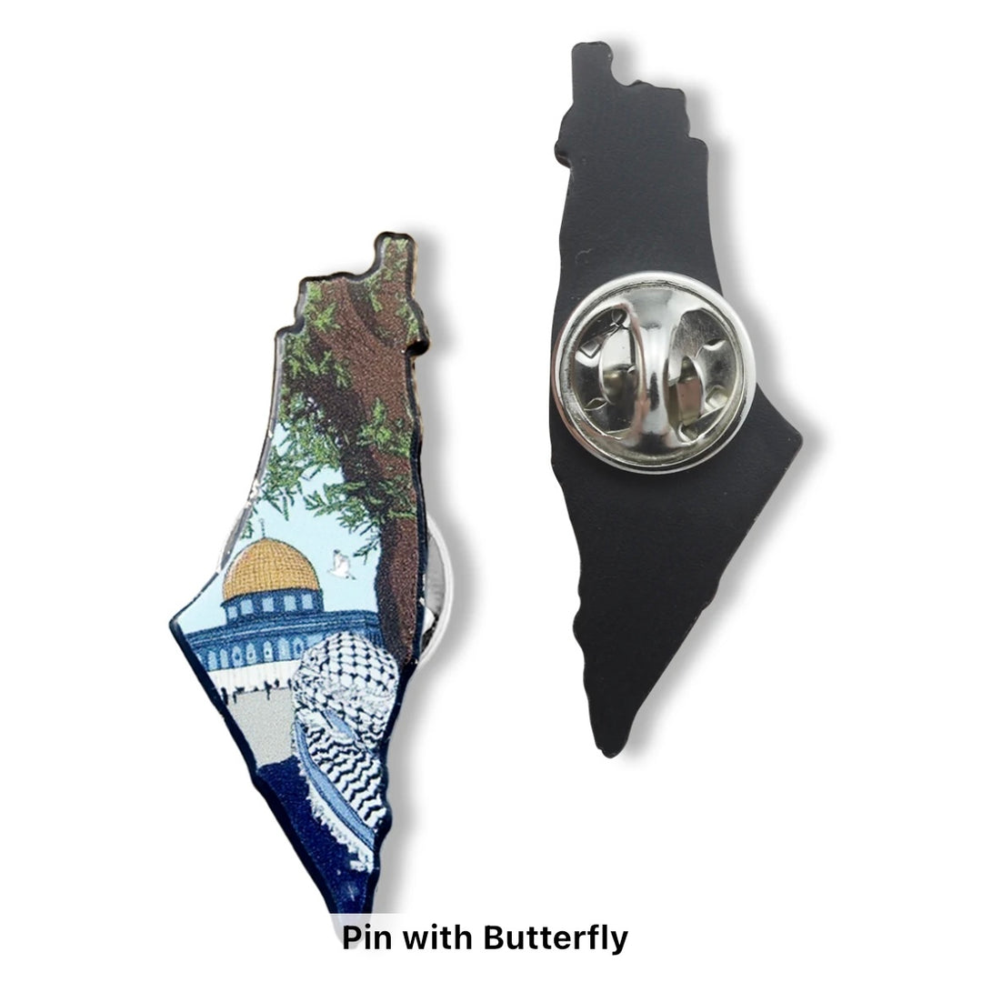 Free Palestine Pin 20X METAL PALESTINE Flag-lapel Pin Palestinian Flag ...