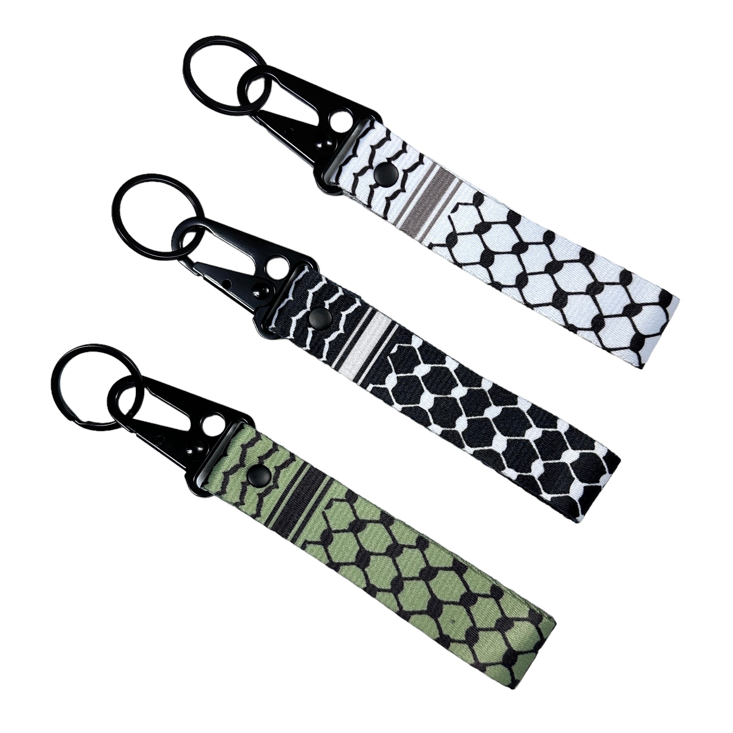 Kufiya Bag Clip Keychain – West Bank Apparel